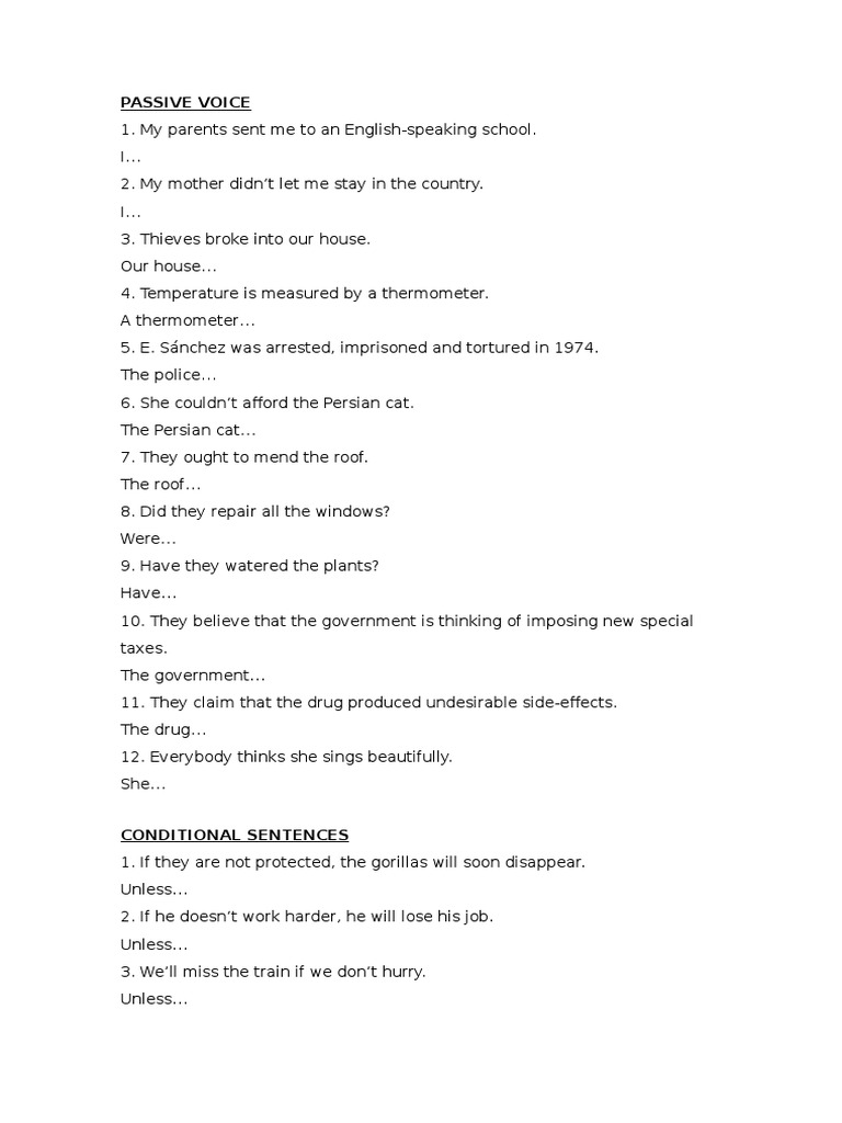 Rephrasing 2 Bachillerato | PDF | Leisure