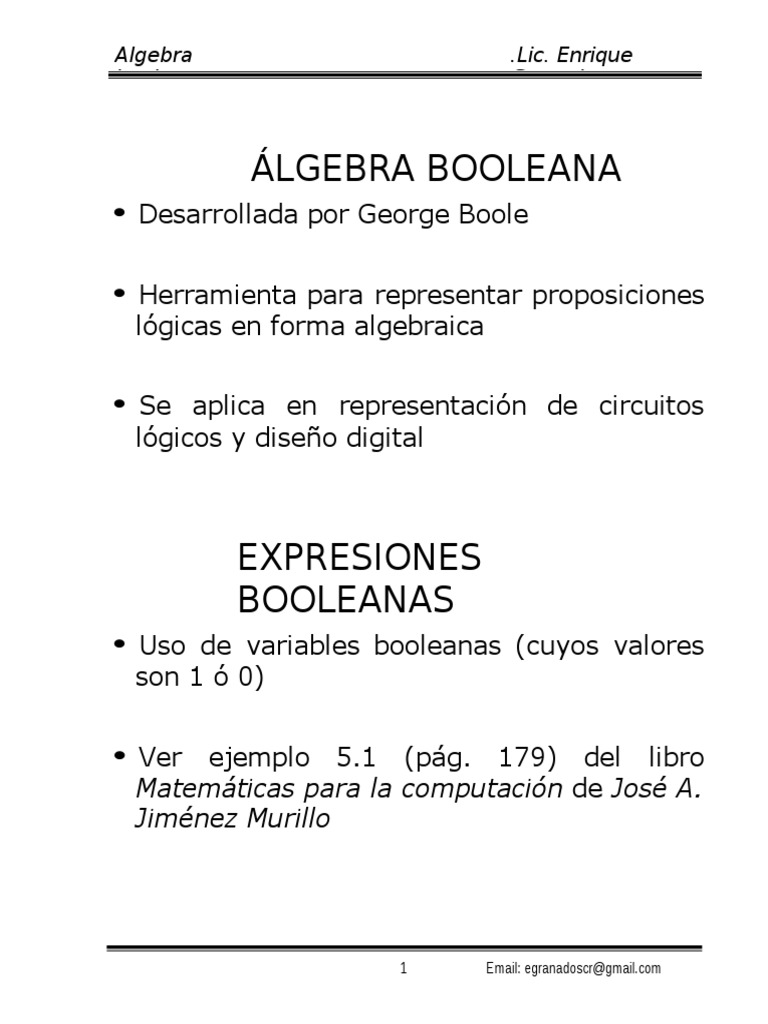 ÁLGEBRA BOOLEANA | Álgebra de Boole | Multiplicación | Prueba gratuita ...