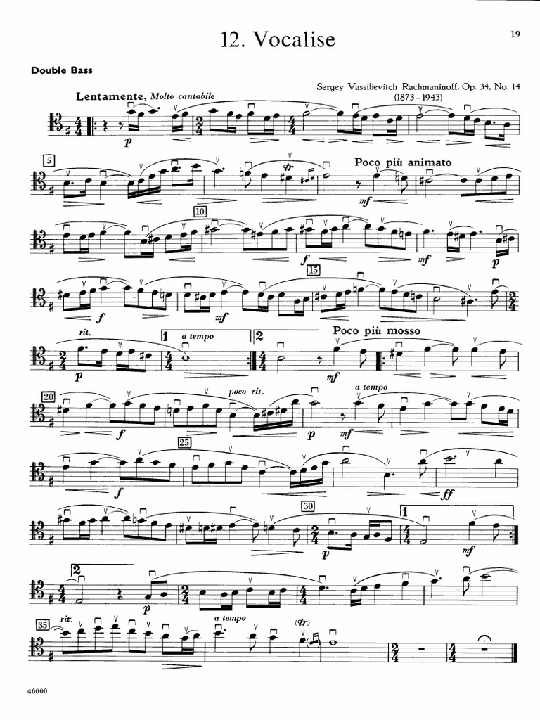 Rachmaninoff Vocalise