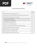 Monas 500m Safety Zone Checklist | PDF