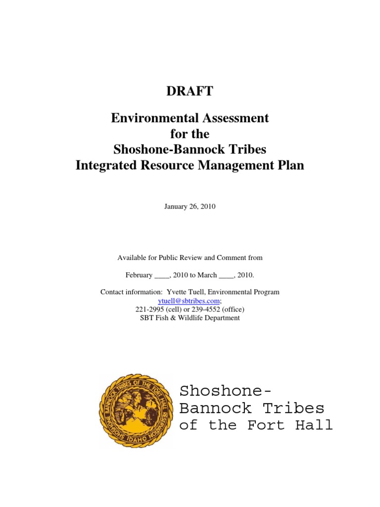 Draft Environmental Assessment | PDF | Environmental Impact Assessment ...