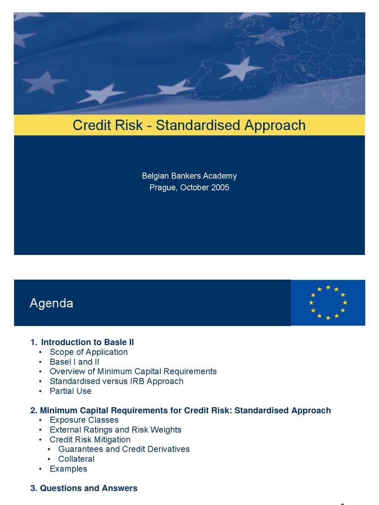 Credit Risk - Standardised Approach | PDF | Basel Ii | Credit Risk