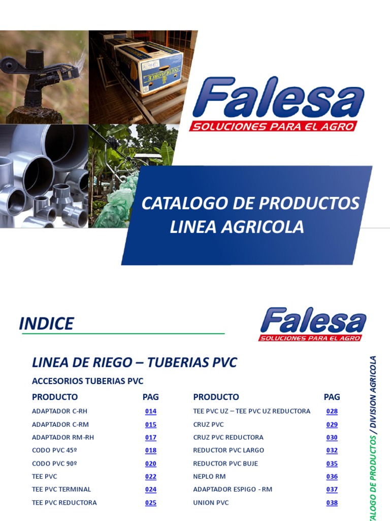 Catalogo Falesa Division Agricola PDF | PDF | Naturaleza