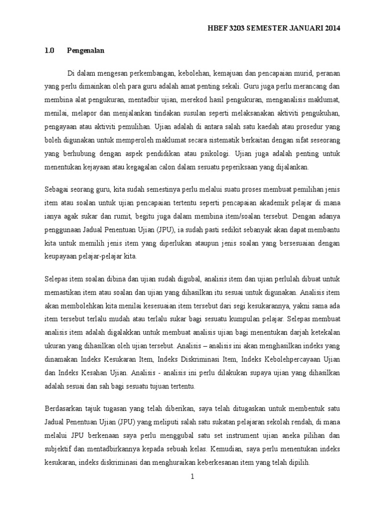 Pengenalan HBEF3203 | PDF