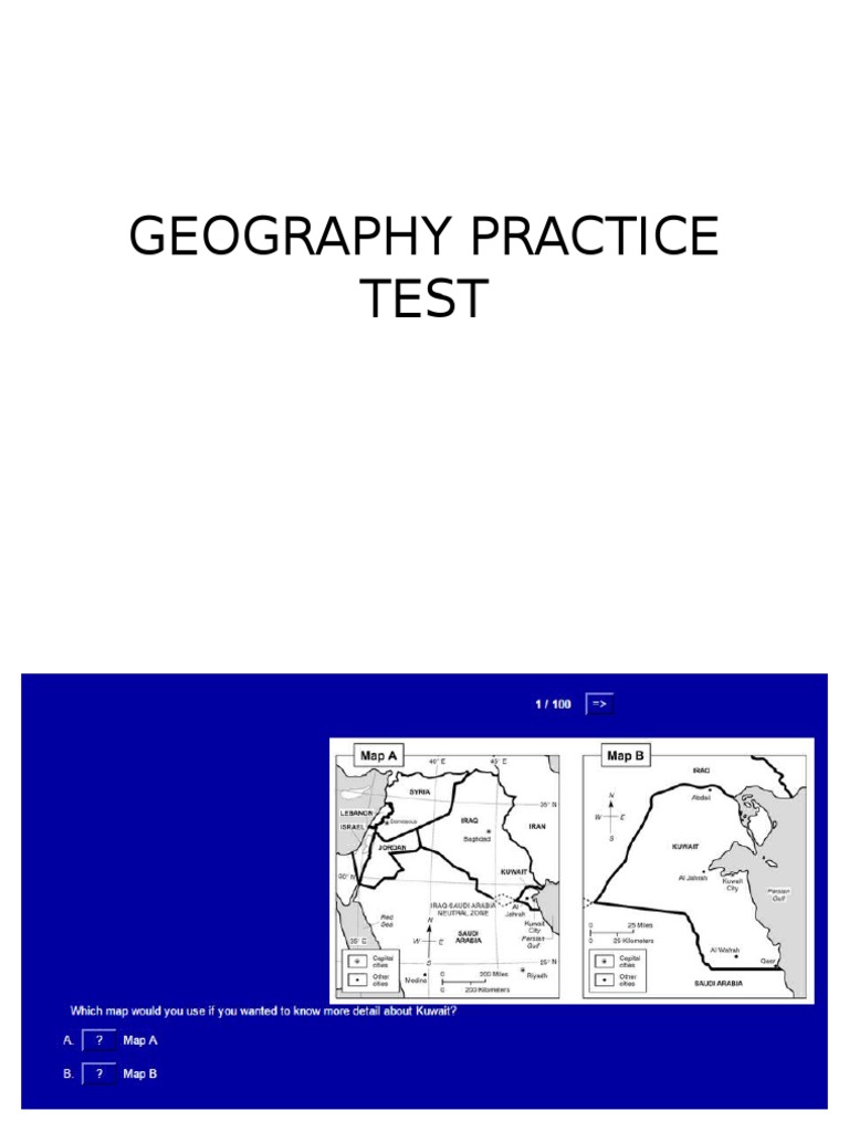 Geography Practice Test | PDF