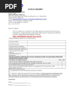 Conforme Letter | PDF | Receipt | Employment