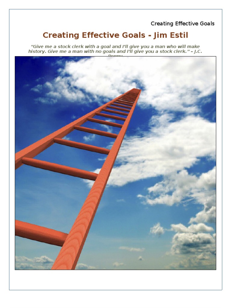 How to Set Effective Goals | PDF | Goal Setting | Goal