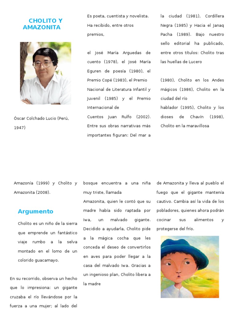 Resumen de Cholito y Amazonita | PDF