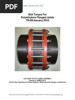 Flange Bolt Torque Specifications Guide | PDF | Mechanical Engineering ...