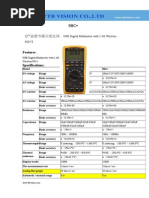Digitech QM1529 Multimeter Manual | PDF