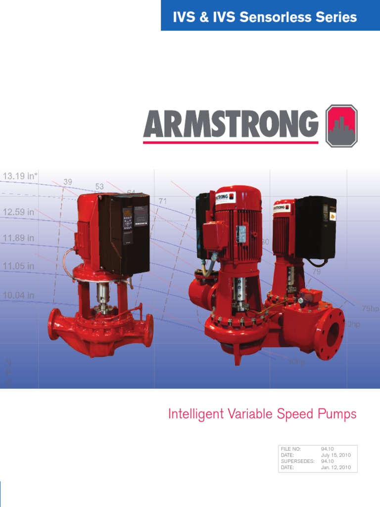 94.10 IVS Sensorless Brochure | PDF | Pump | Hvac