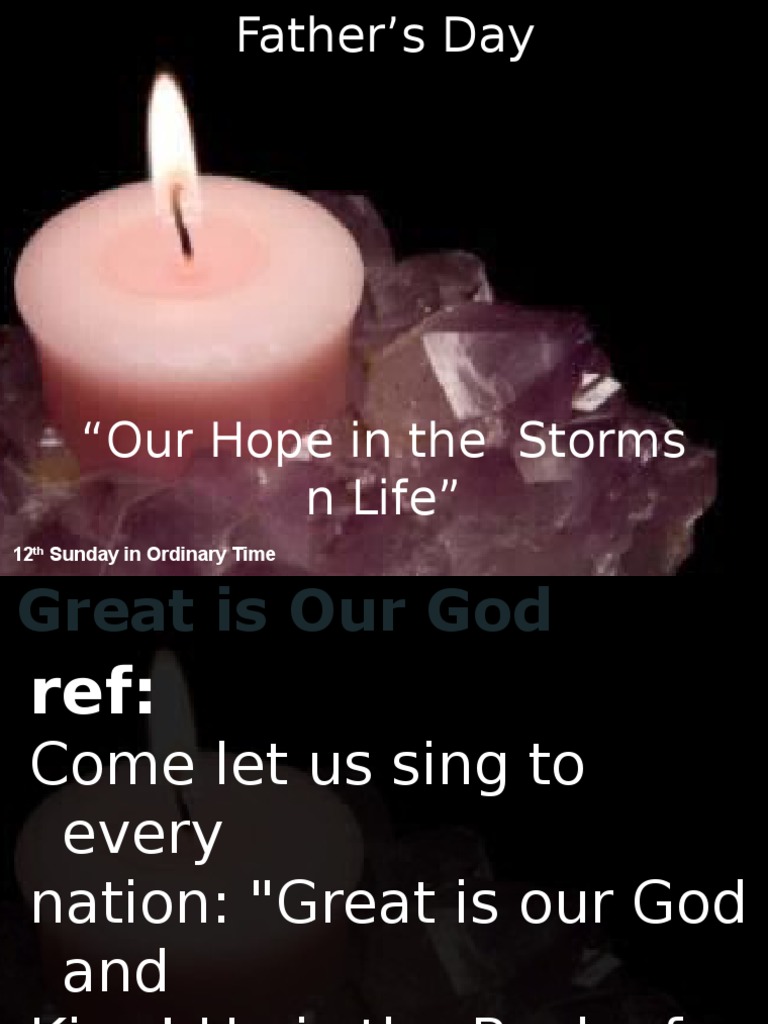 12 Sunday in Ordinary Time | PDF | Lord's Prayer | Religious Behaviour ...