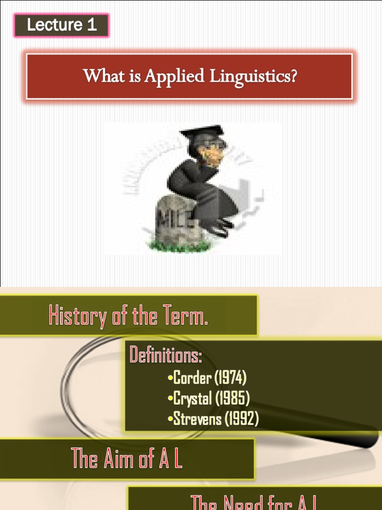 Definition of Applied Linguistics | Download Free PDF | Applied ...