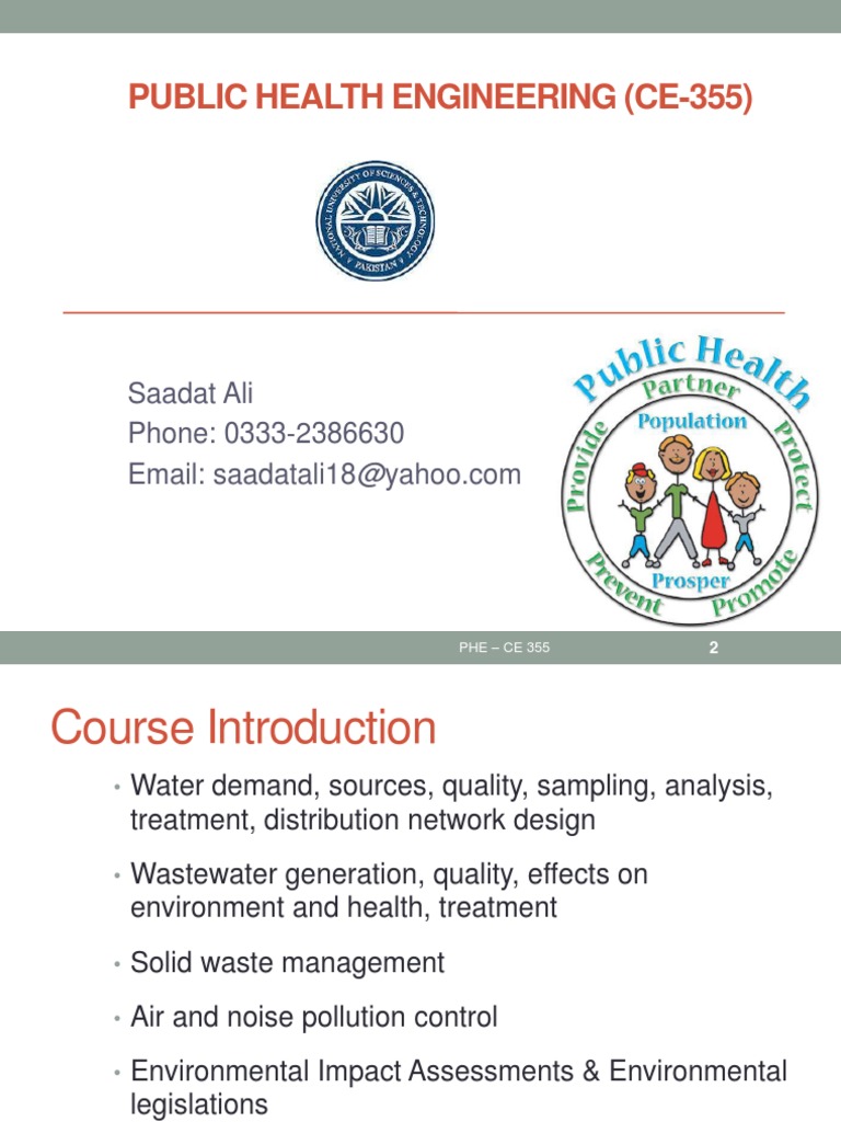 Public Health Engineering | Reclaimed Water | Wastewater