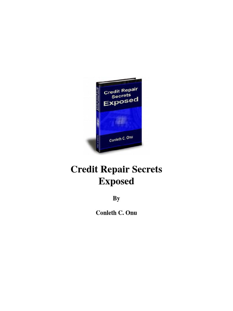 Credit Repair Secrets Exposed | Download Free PDF | Credit History ...
