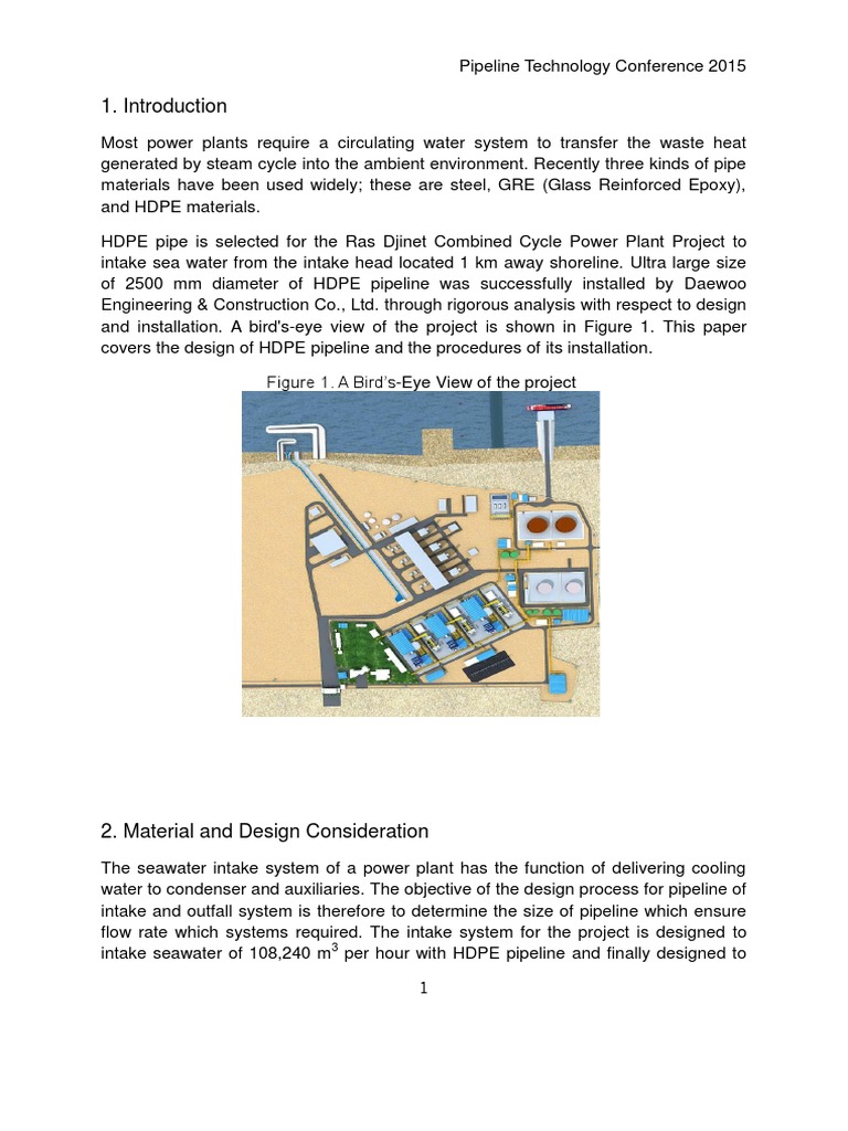 HDPE Pipeline Installation and Design | Pipe (Fluid Conveyance ...
