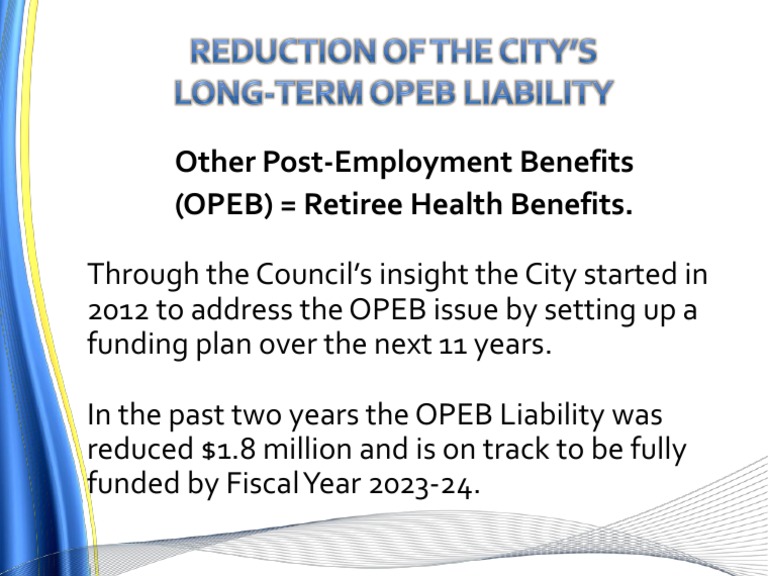 OPEB Funding Plan Progress Update | PDF