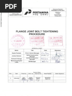 Flange Bolt Tightening Guide | PDF | Mechanical Engineering