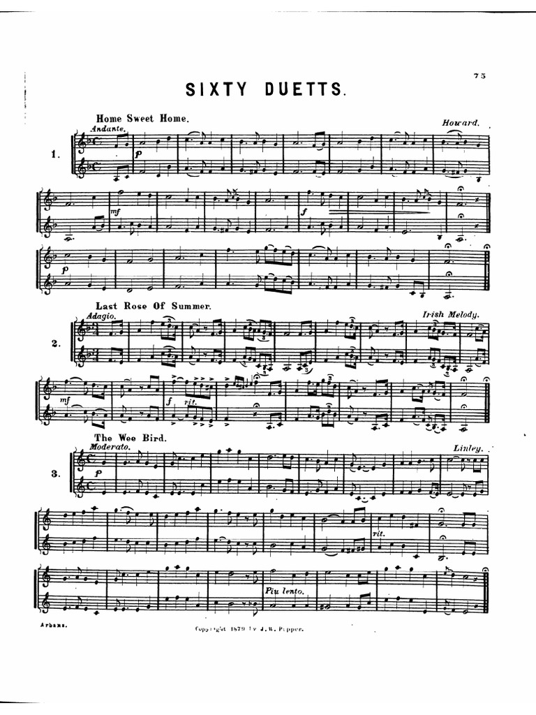 Arban - 60 Duets | PDF