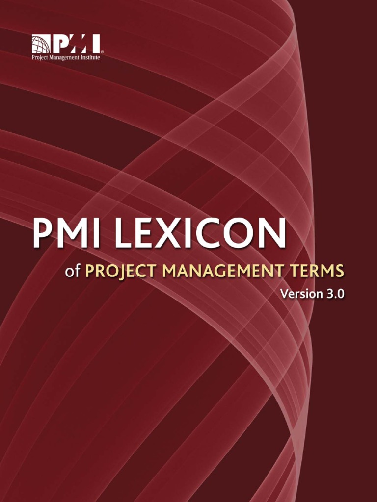 PMI Lexicon PM Terms Ver3 PDF | PDF | Project Management | Accountability
