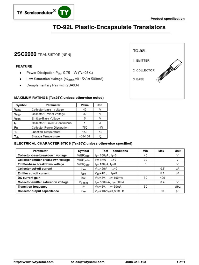 C2060 Datasheet | PDF