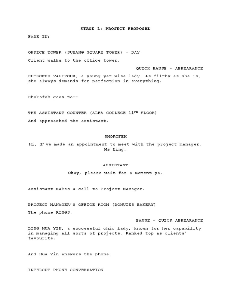 Project Management Script | PDF | Business