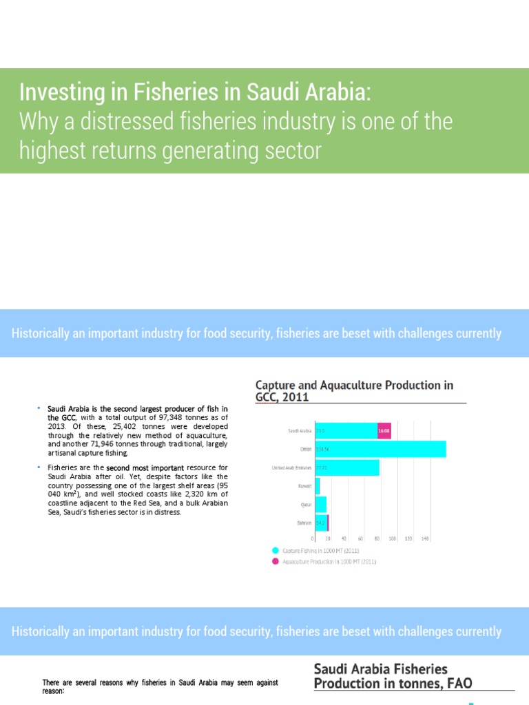Fisheries and Aquaculture in Saudi Arabia | PDF | Aquaculture | Saudi ...