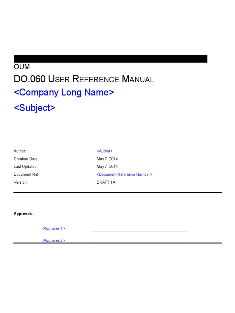 Oracle Documentation - Do-060 User Reference Manual | PDF | Default ...