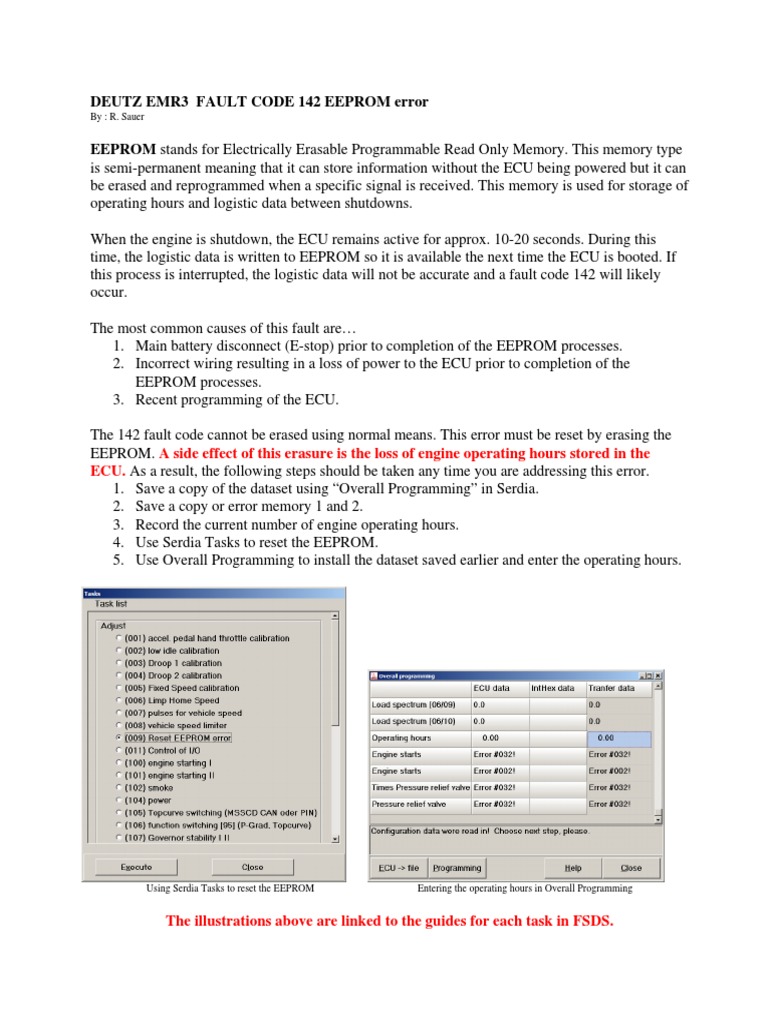 142 Eeprom Error Explanation | PDF | Business | Computers