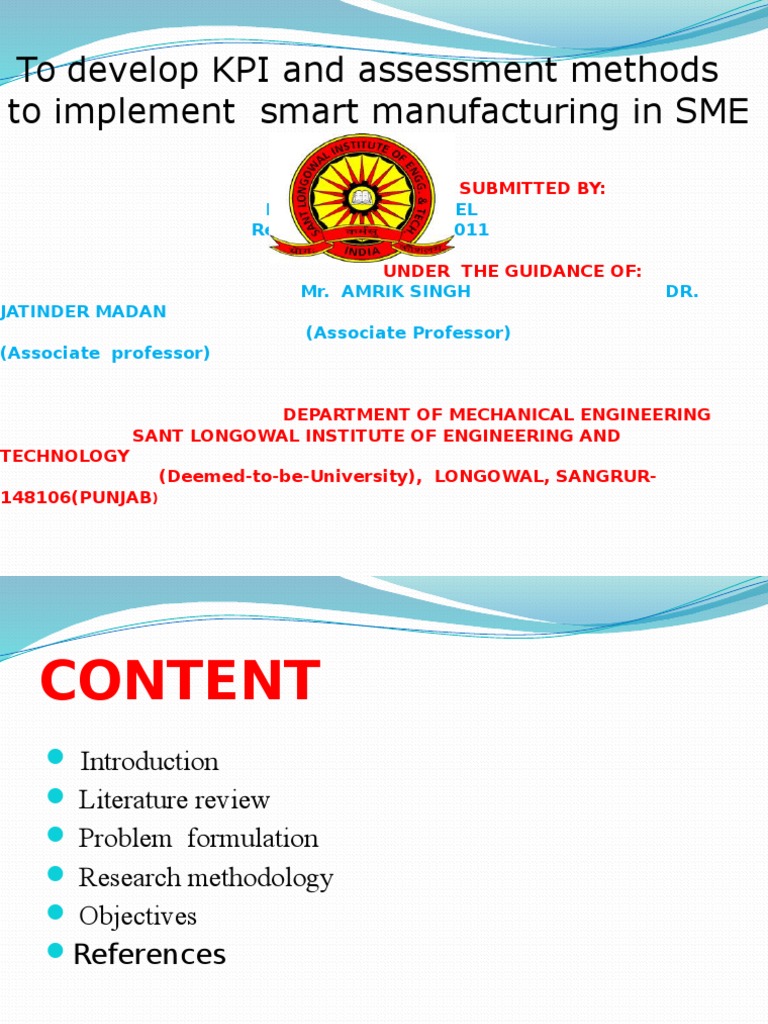KPI in SME | PDF | Performance Indicator | Measurement
