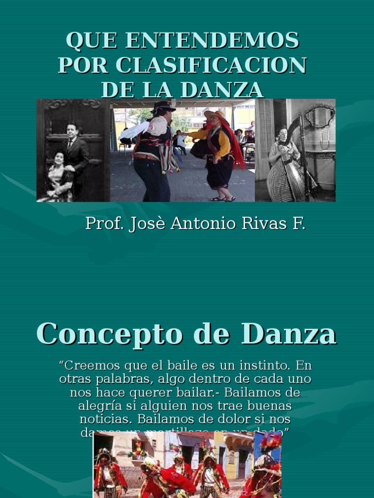 Clasificacion de Danzas Folkloricas | PDF | Bailes | Sociedad
