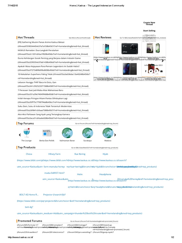 Kaskus: Indonesia's Largest Community | PDF | Computers