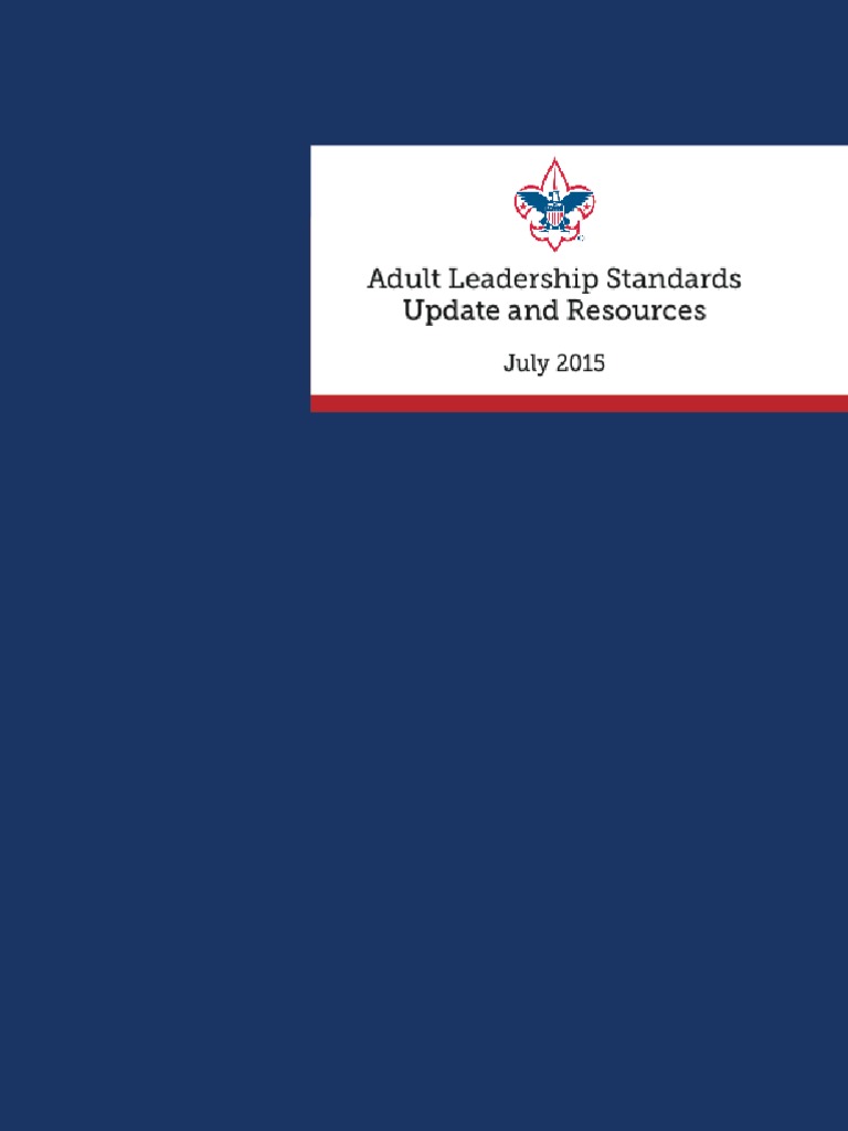 Adult Leadership Standards Update and Resources | PDF | Boy Scouts Of ...