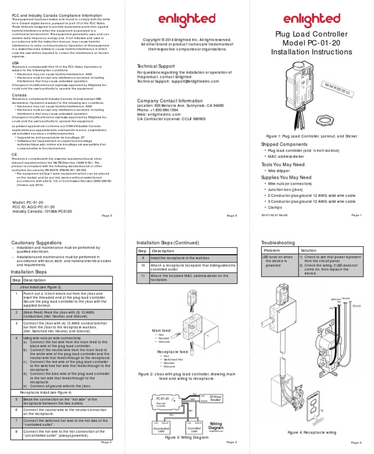 Enlighted Plug Load Controller | PDF | Electrical Connector ...