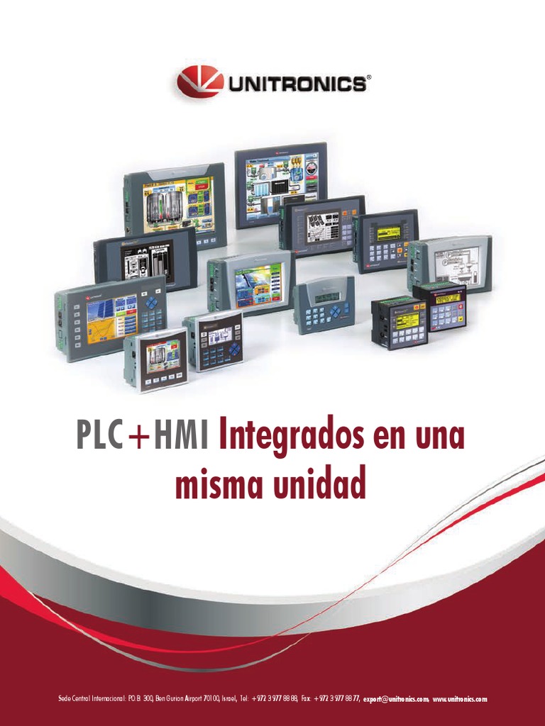 Catalogo Vision Espanol UNITRONICS | PDF | Controlador lógico ...