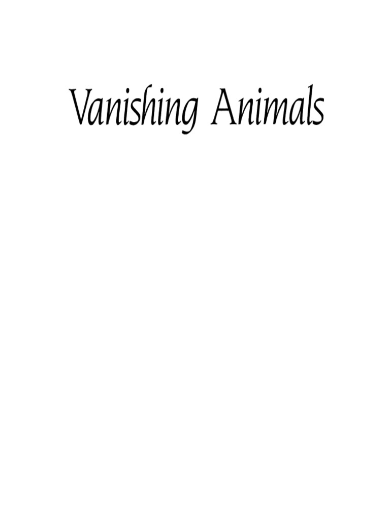 Warhol Vanishing Animals | PDF | Cetacea | Dolphin