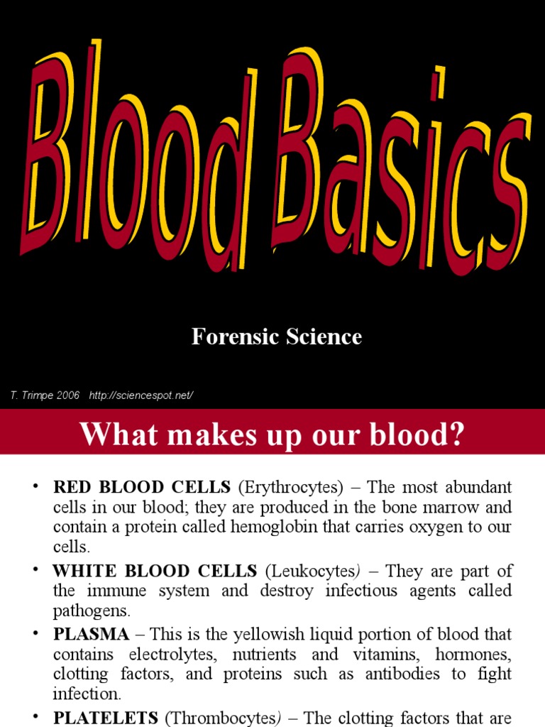Blood Basics | PDF | Blood Type | Blood