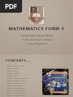 Form 1 Mathematics Notes | PDF | Area | Fraction (Mathematics)