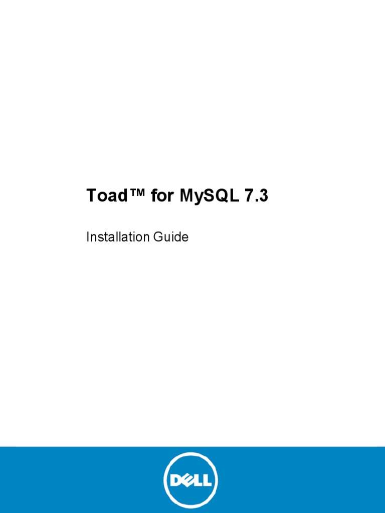 Toad For MySQL Installation Guide 73 | PDF | Computers