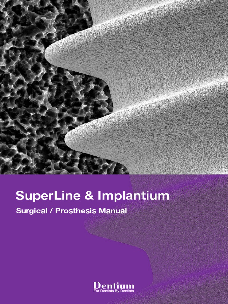 SuperLine and Implantium (Manual) | PDF | Dental Implant | Prosthesis