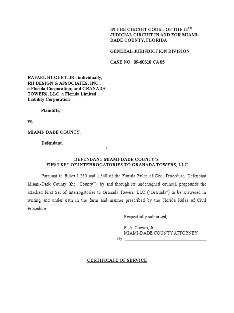 Mdcs First Set of Interrogatories | PDF | Interrogatories | Damages