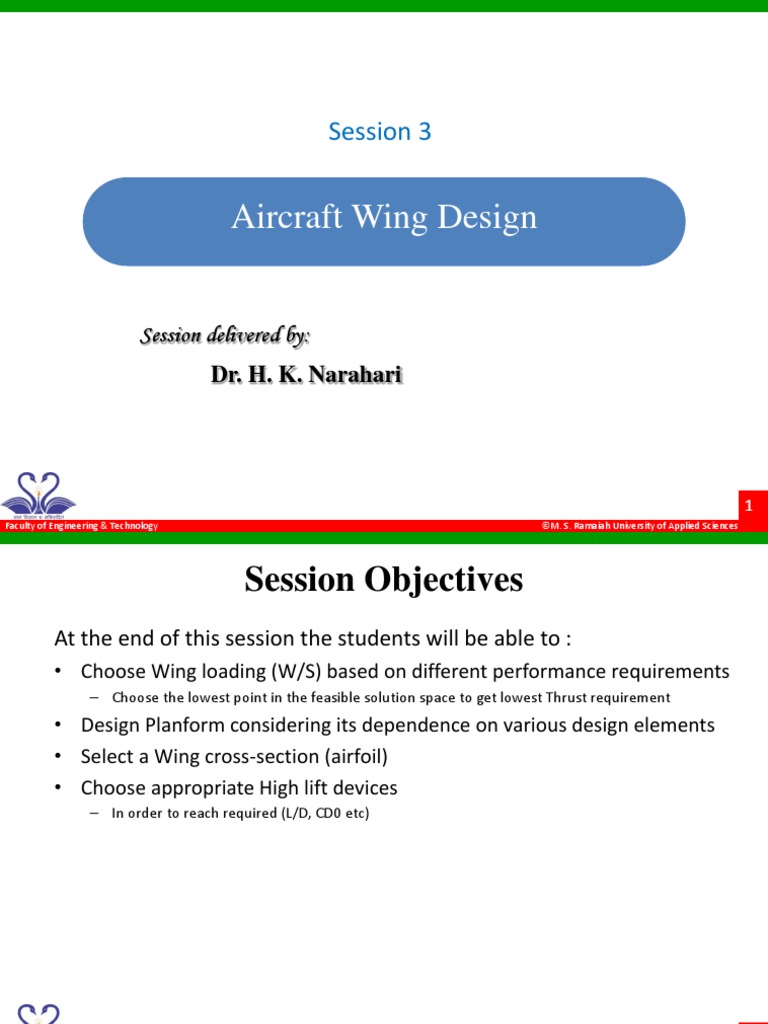 ACD506 - Day 3 Aircraft Wing Design | PDF | Airfoil | Lift (Force)