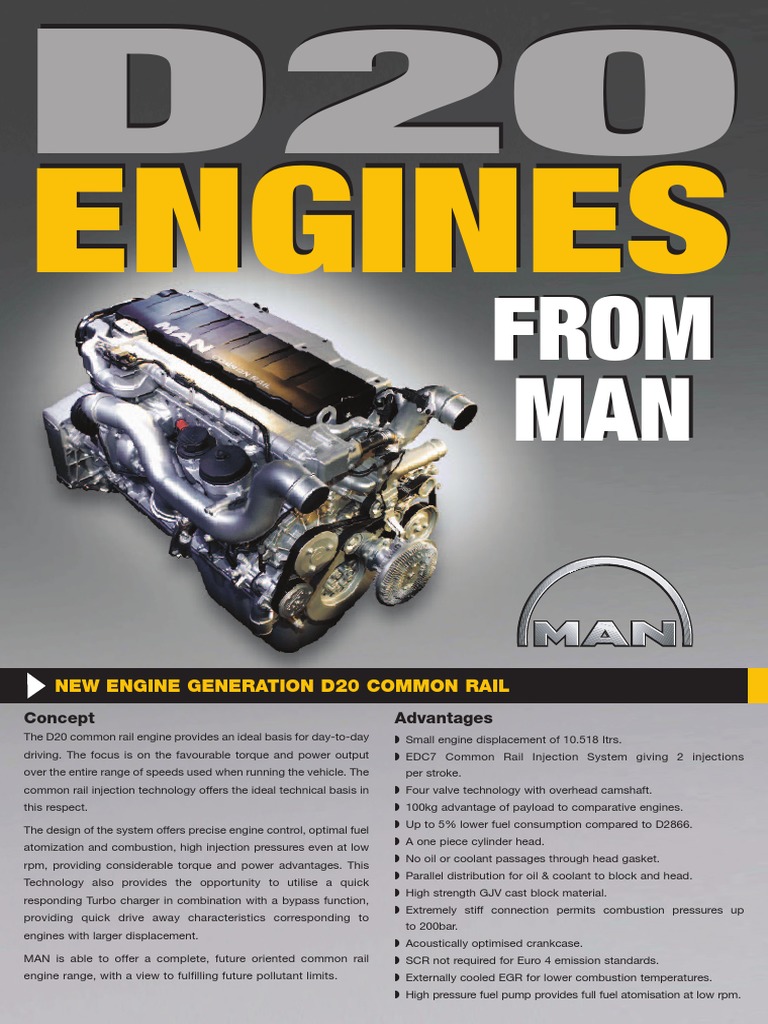 MAN D20 Engine | Engines | Vehicles