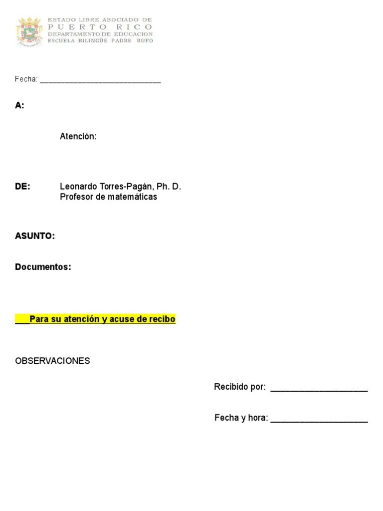 PR2016 Hoja de Tramite Entrega de Documentos | PDF | Crecimiento ...