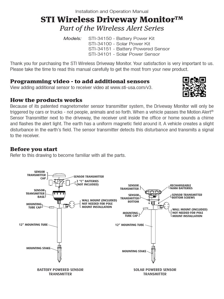 STI 34100 Installation Manual | PDF | Electromagnetic Interference ...