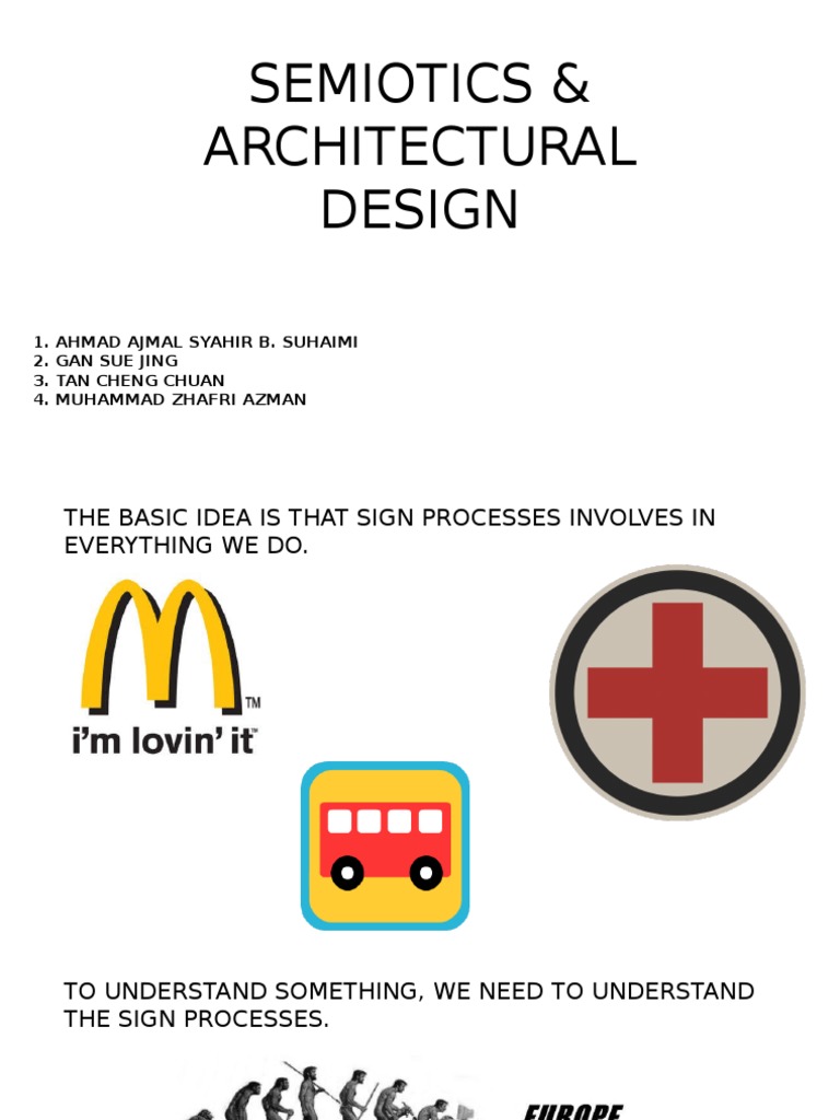 Semiotics in Architectural Design | PDF