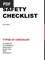 SCBA Checklist | PDF | Mechanical Engineering | Equipment