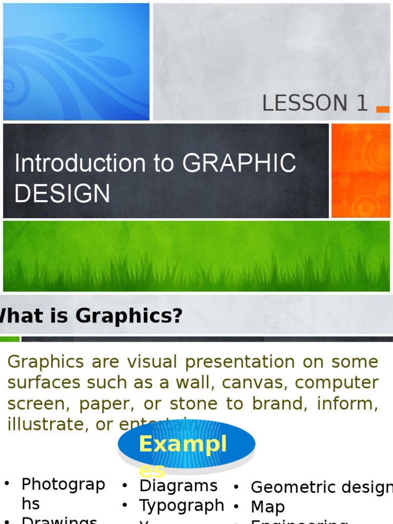 Lesson 1: Introduction To GRAPHIC Design | PDF | Computer Graphics ...