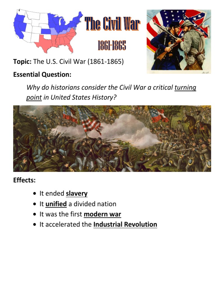 Civil War - Key Concepts | PDF | Confederate States Of America ...