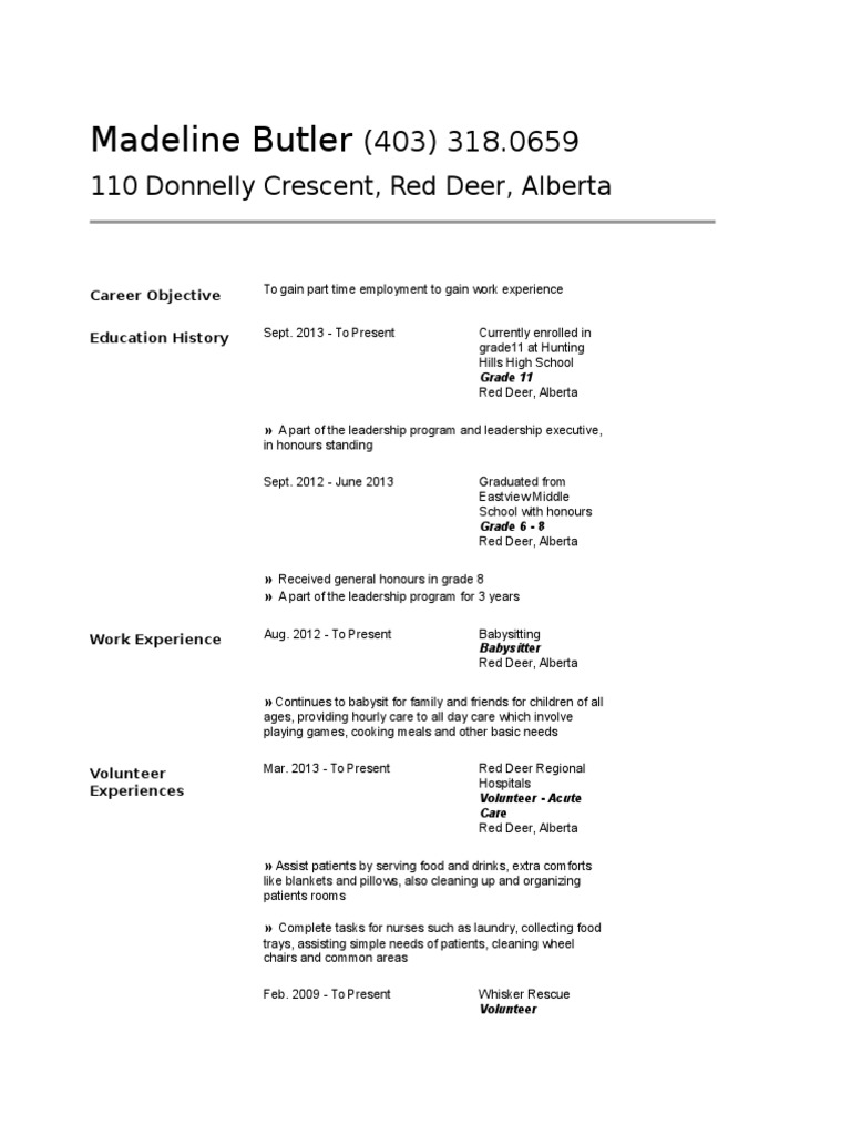Maddie Resume | PDF | Career & Growth